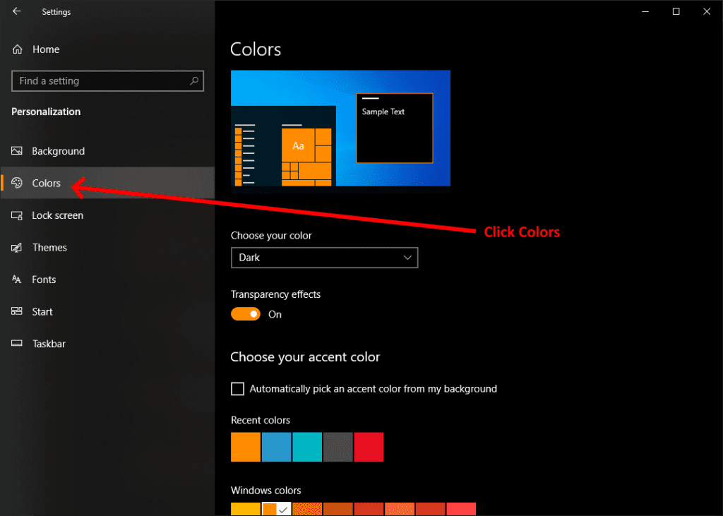 Win 10 Window Border Colours | Matrix 7
