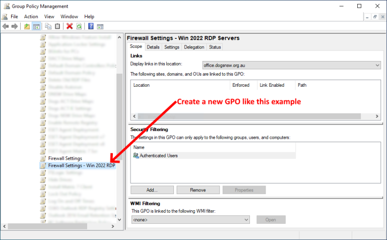 Win 2022 - Import Firewall Rules into GPO | Matrix 7