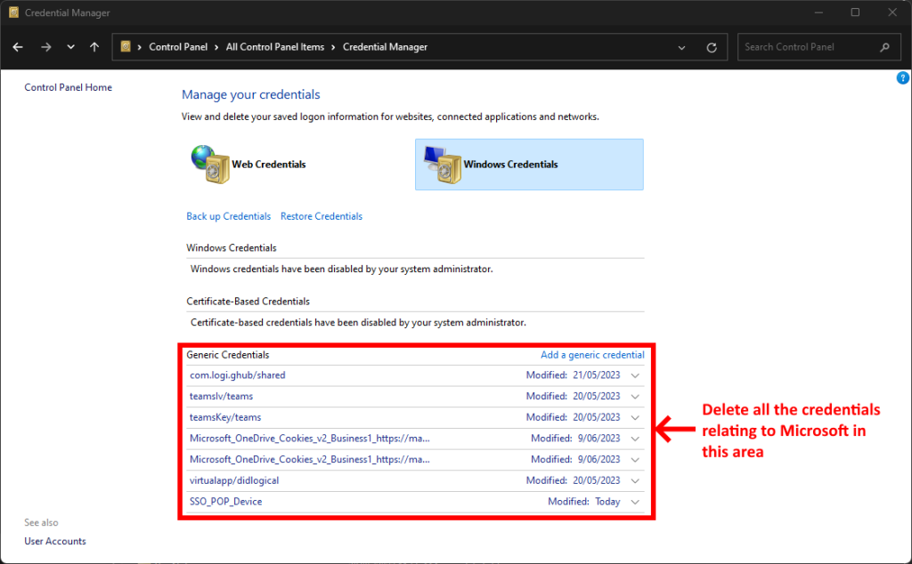 O365 Outlook Logon Error Something Went Wrong 1001 Matrix 7